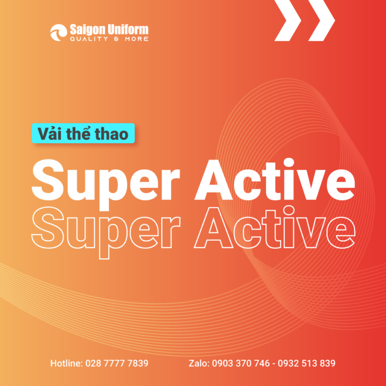 Vải Super Active là vải gì? Đặc điểm của chất vải Super Active may áo ...